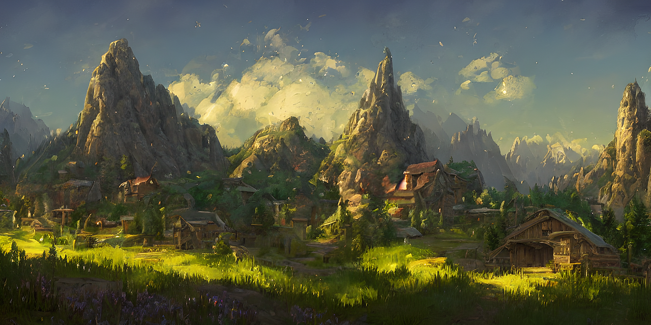 AI绘图-漫画场景/风景_evey_Chen-站酷ZCOOL