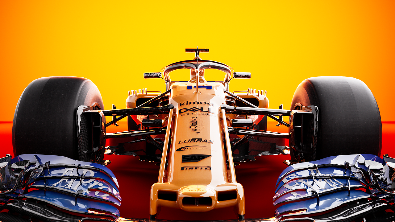 McLaren F1 MCL33 ——CGI_清晨风起-站酷ZCOOL