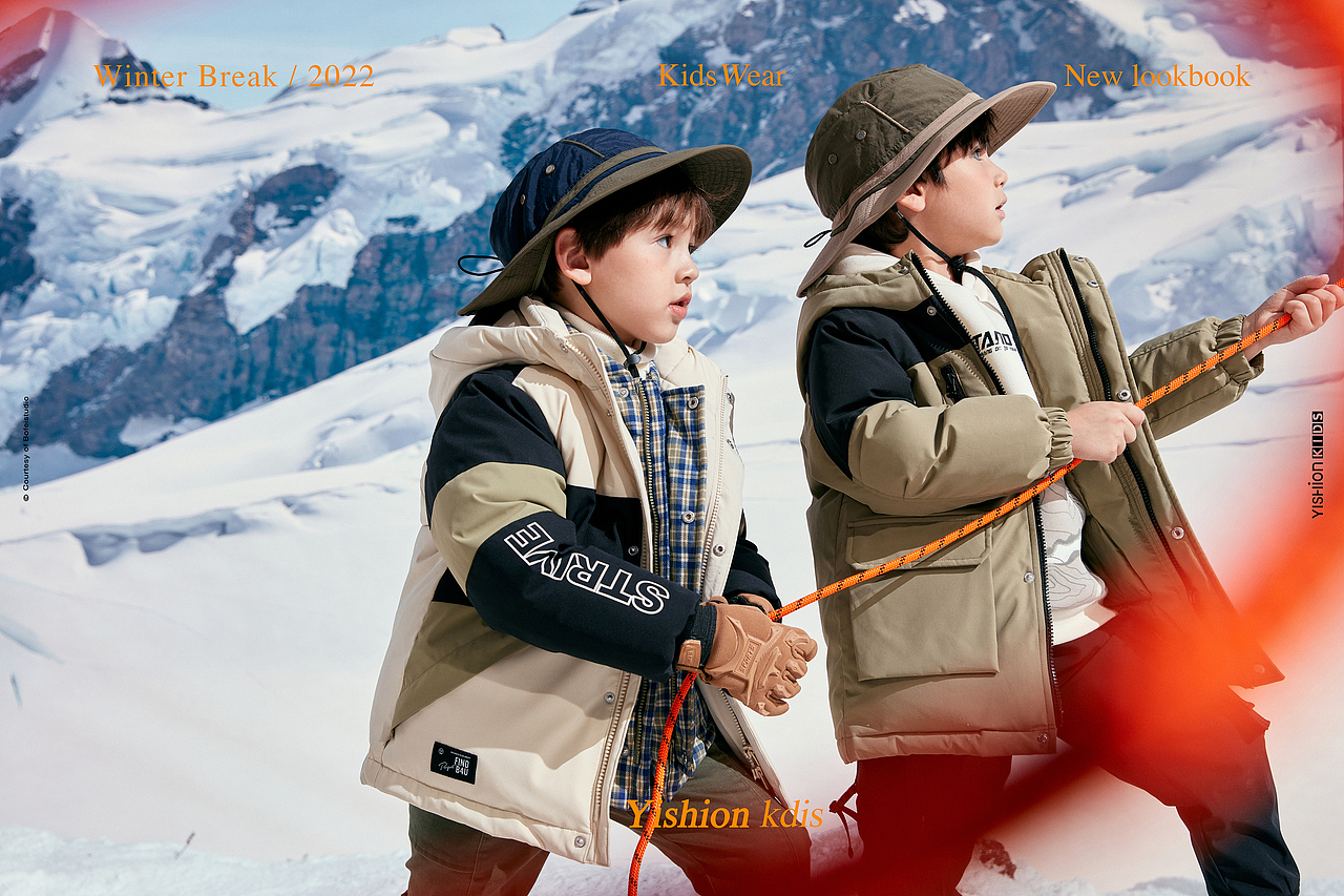 yishion kids /Winter Break”寒假系列 /Lookbook_吃饱了饭的人-站酷ZCOOL