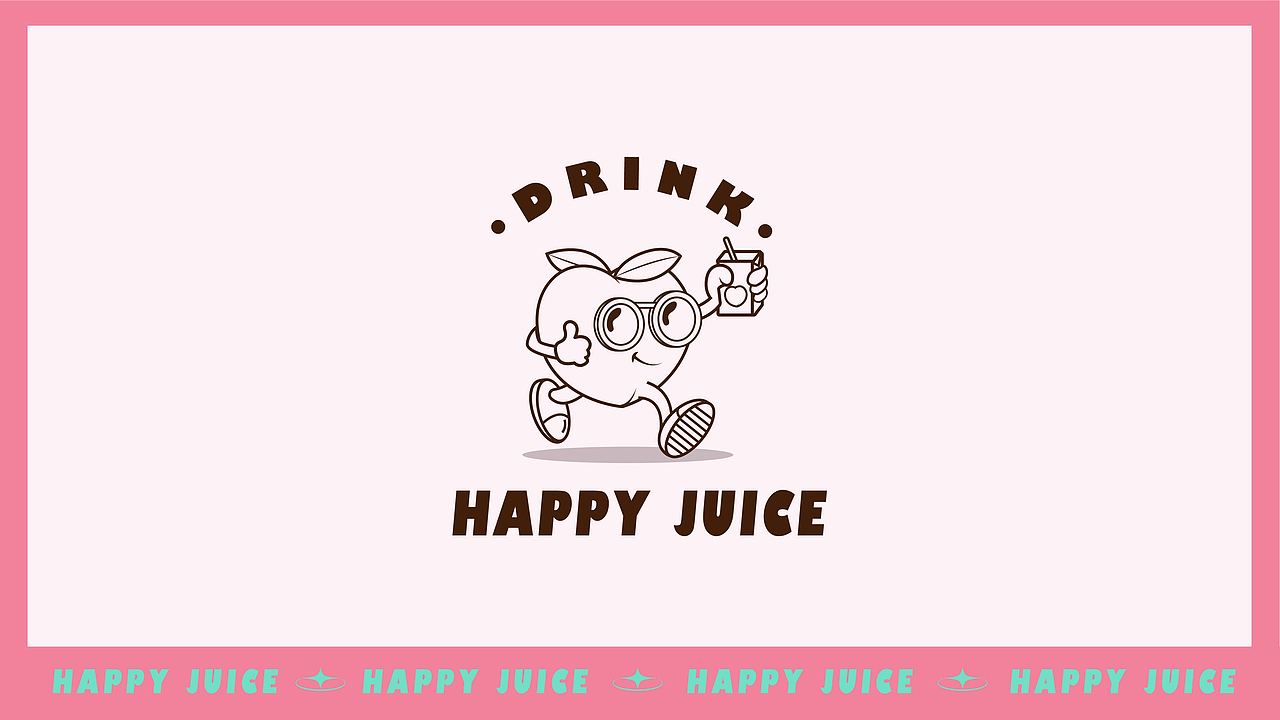 HAPPY JUICE 开心果汁 | 饮品品牌全案_鱼喵鱼喵-站酷ZCOOL