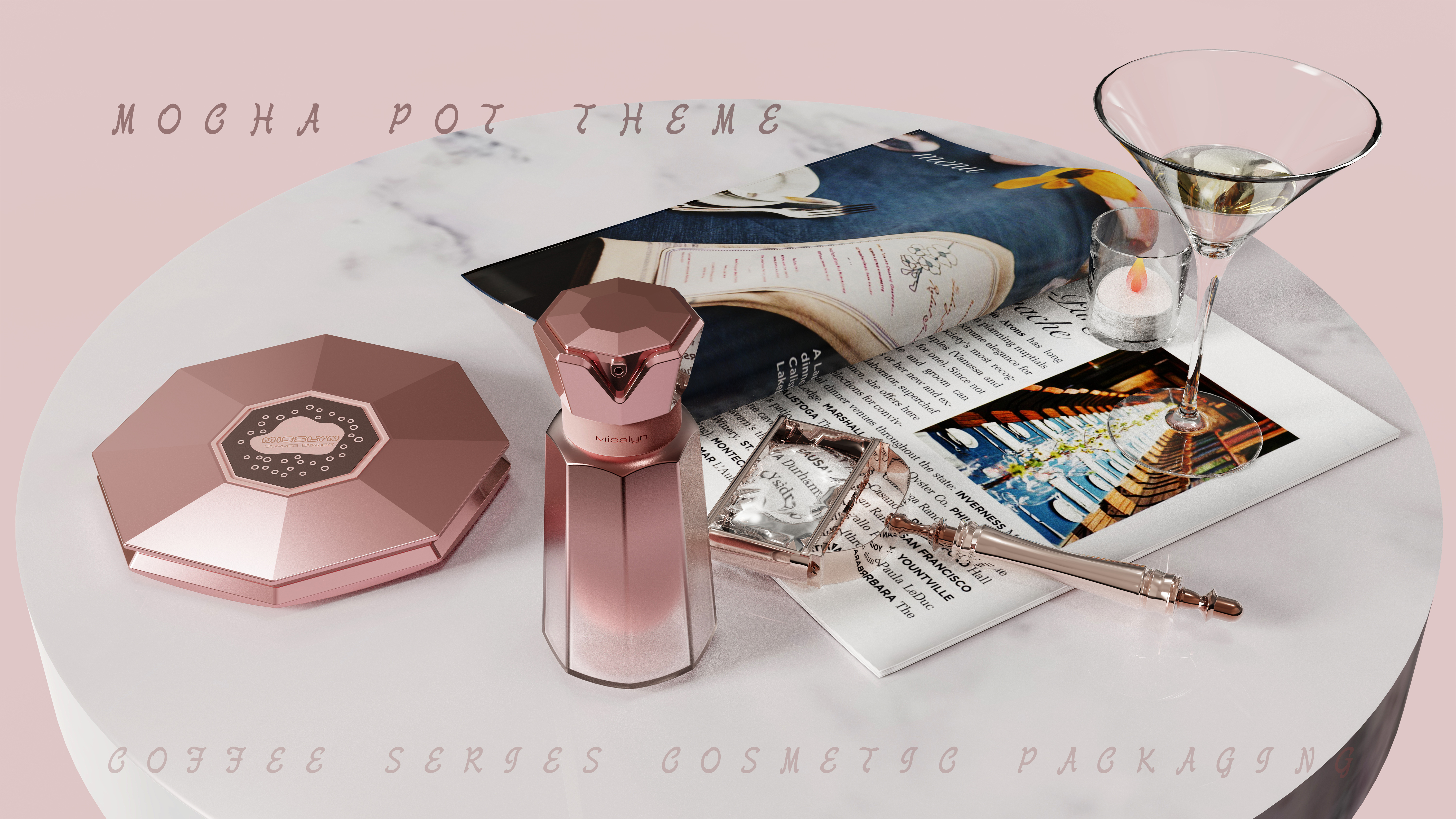 Coffee-series Comestics — MOKA MOKA_SunnyR-站酷ZCOOL