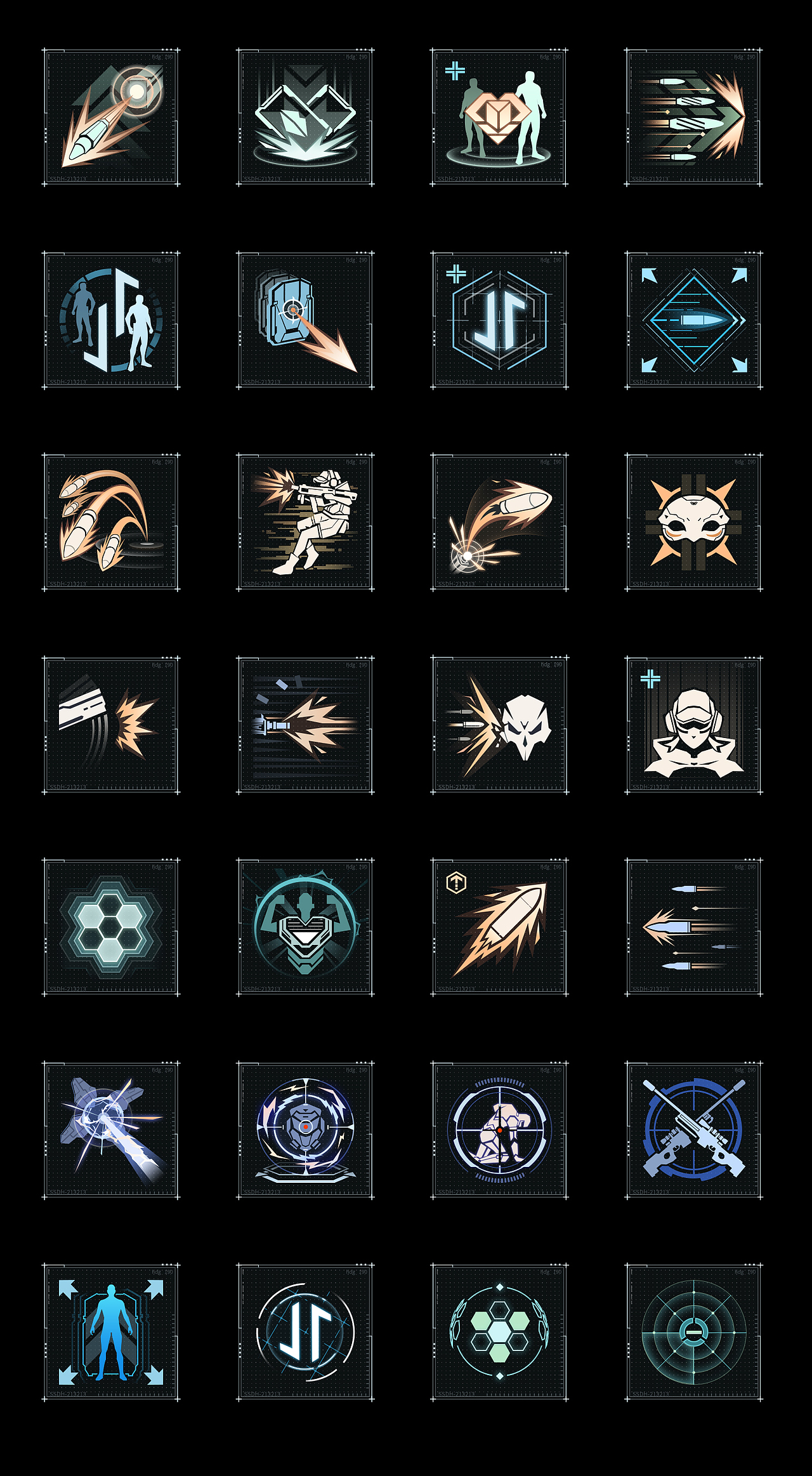 一些工作图标-技能_星盟cmx-站酷ZCOOL