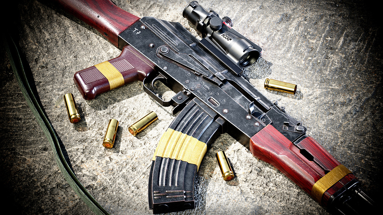 AKM枪械制作_Anker一梦-站酷ZCOOL