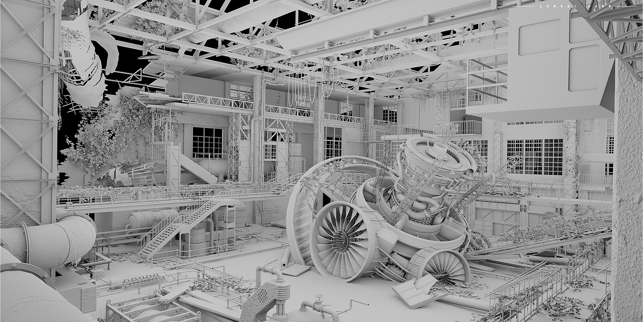 废弃工厂|概念设计_Dawn心流-站酷ZCOOL