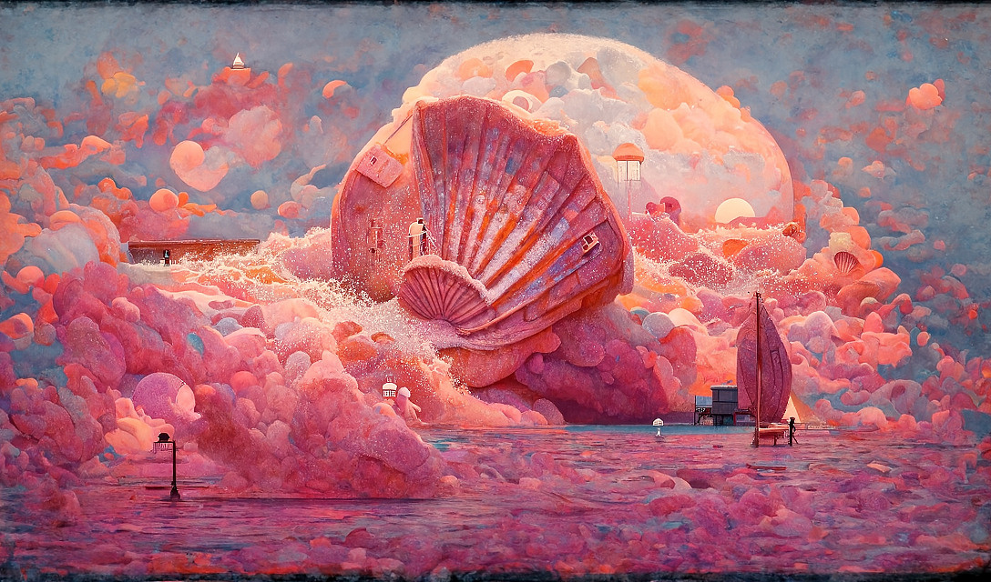 AI绘画档案馆｜赶海记_PPP的杂货铺-站酷ZCOOL