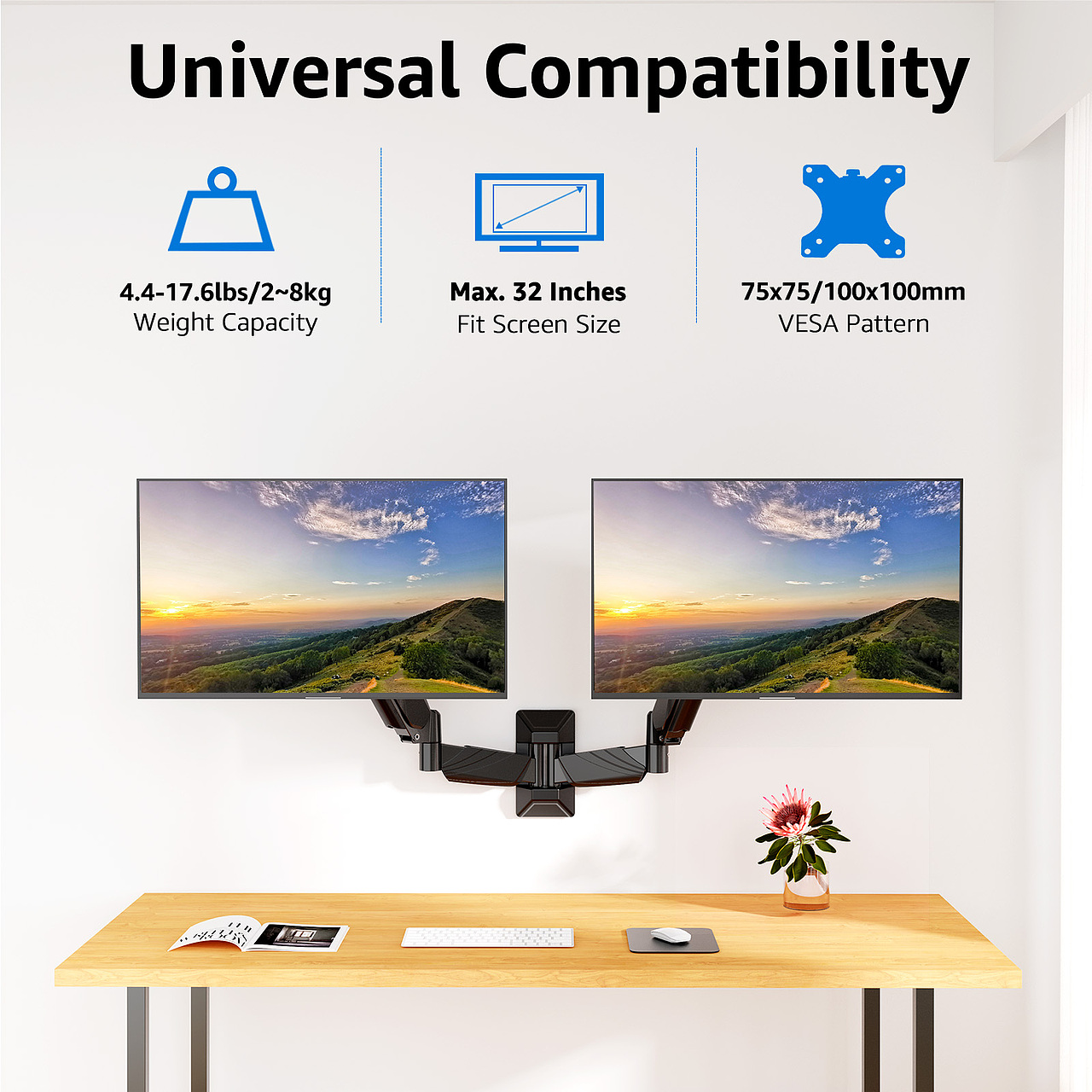 黑色挂墙显示器支架_茜lulu-站酷ZCOOL