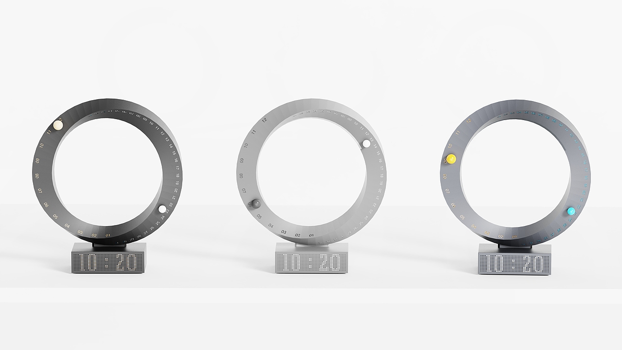 莫比乌斯环日历钟_赞设计-站酷ZCOOL