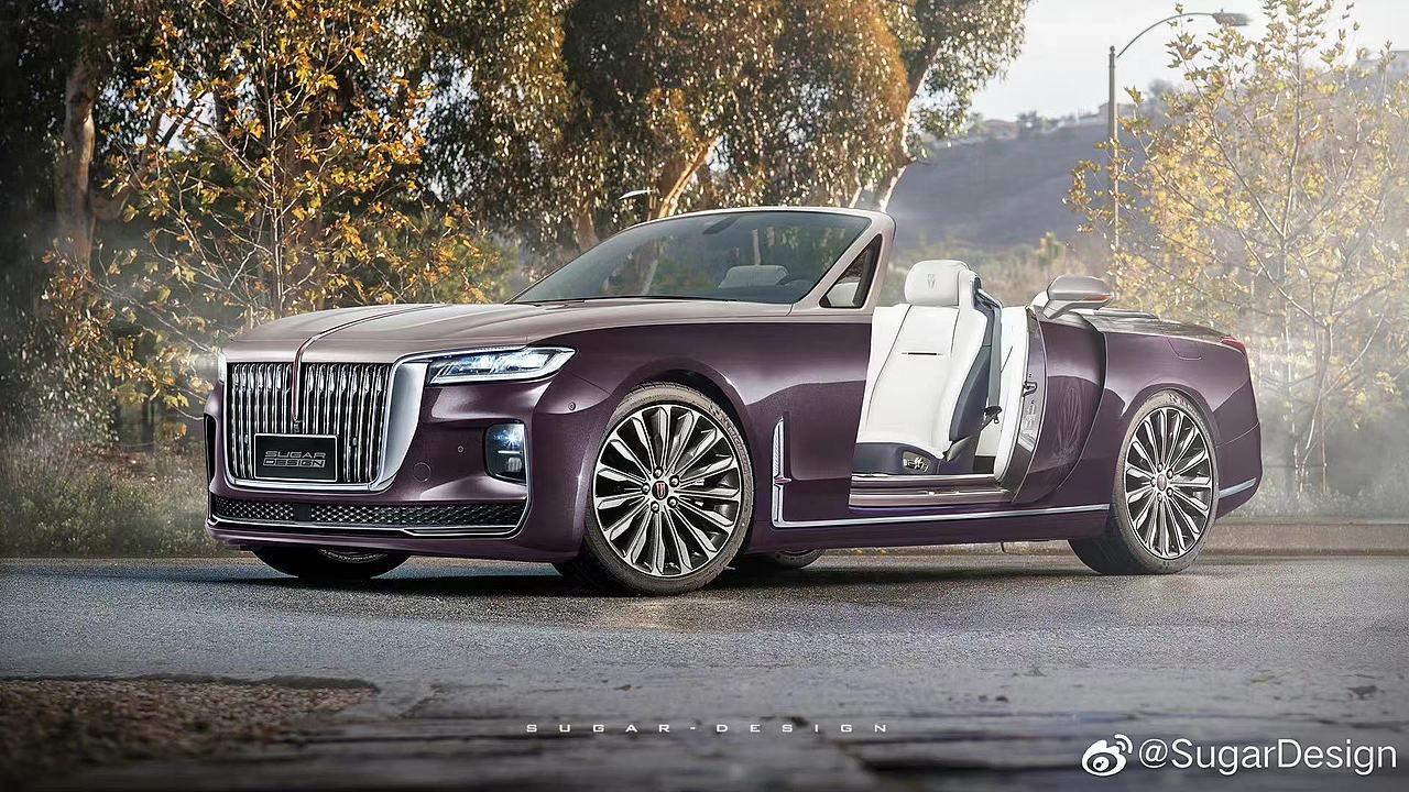 红旗H9 Rostrum 敞篷车新车预览_sugarchow-站酷ZCOOL