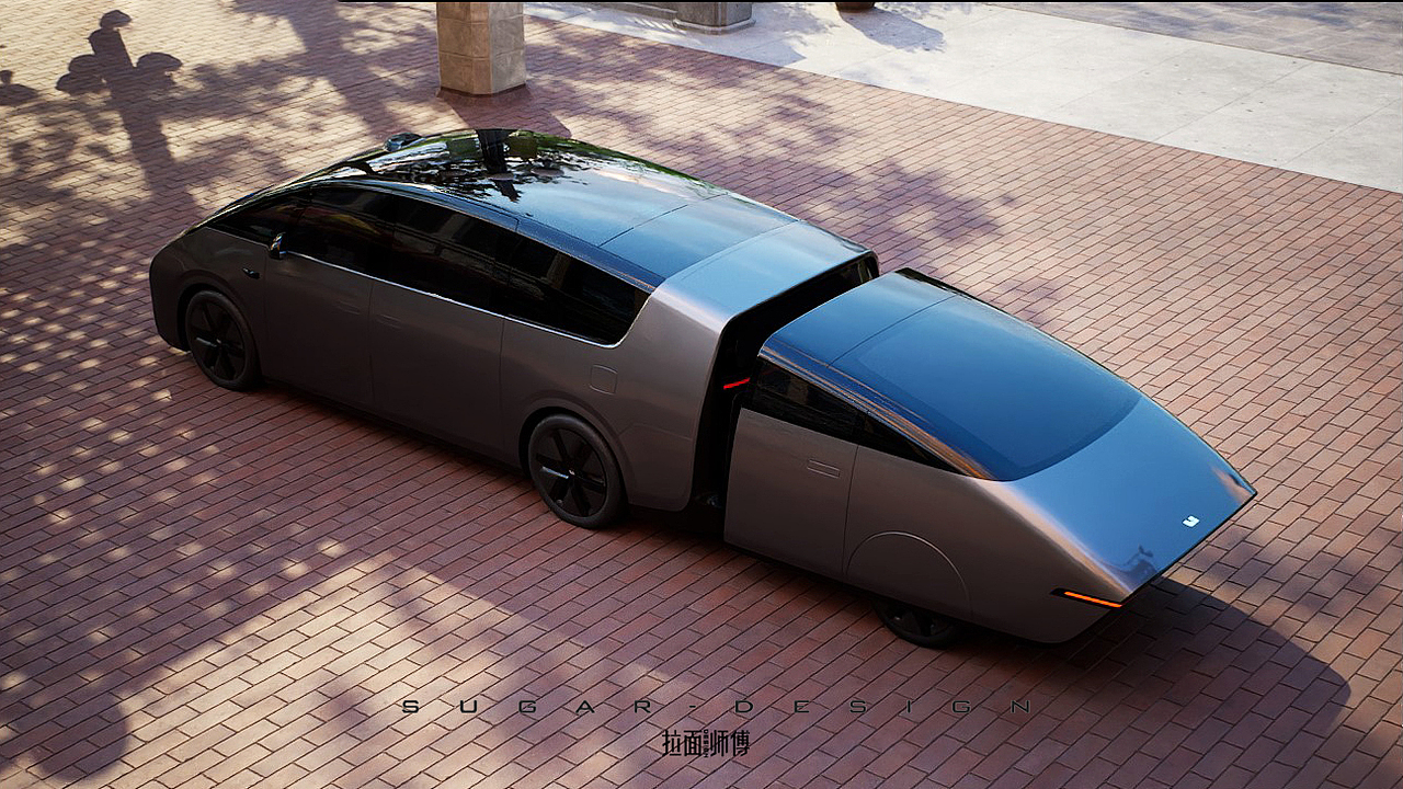 理想mega拖挂套件渲染图_拉面师傅Design-站酷ZCOOL