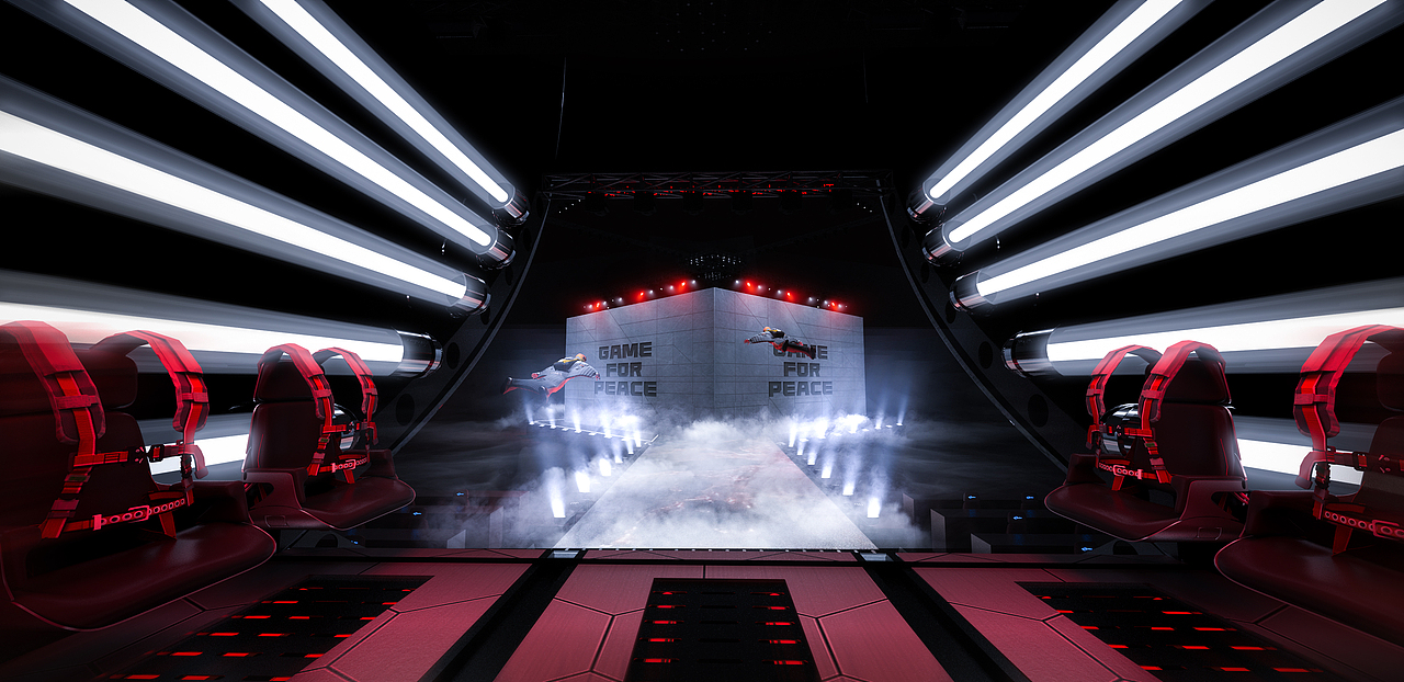 2023 PEL 夏季赛 总决赛暨空投节盛典 舞台设计投稿_牛宝宝-站酷ZCOOL