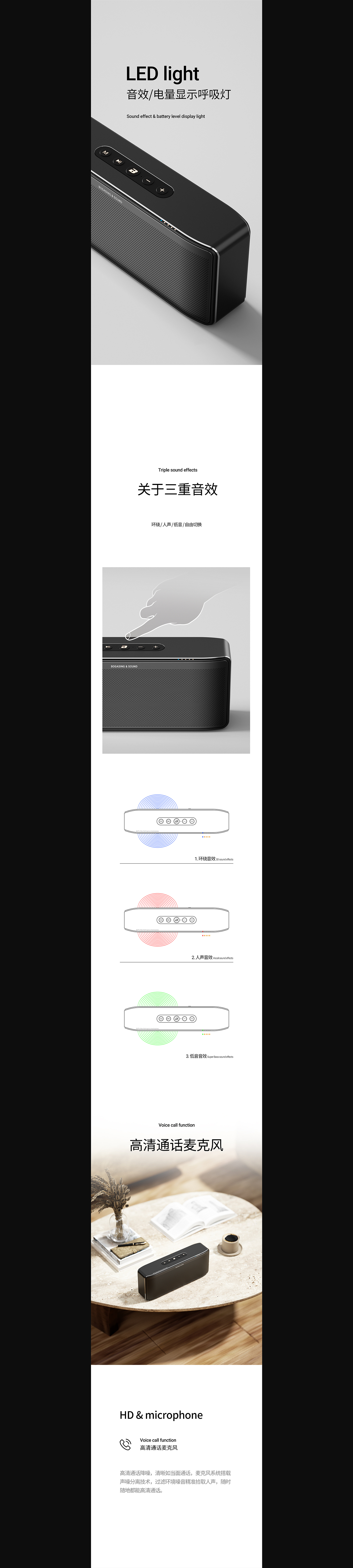 BOGASING宝格声 | S8Pro Max 蓝牙音箱视觉整案_豆腐二-站酷ZCOOL