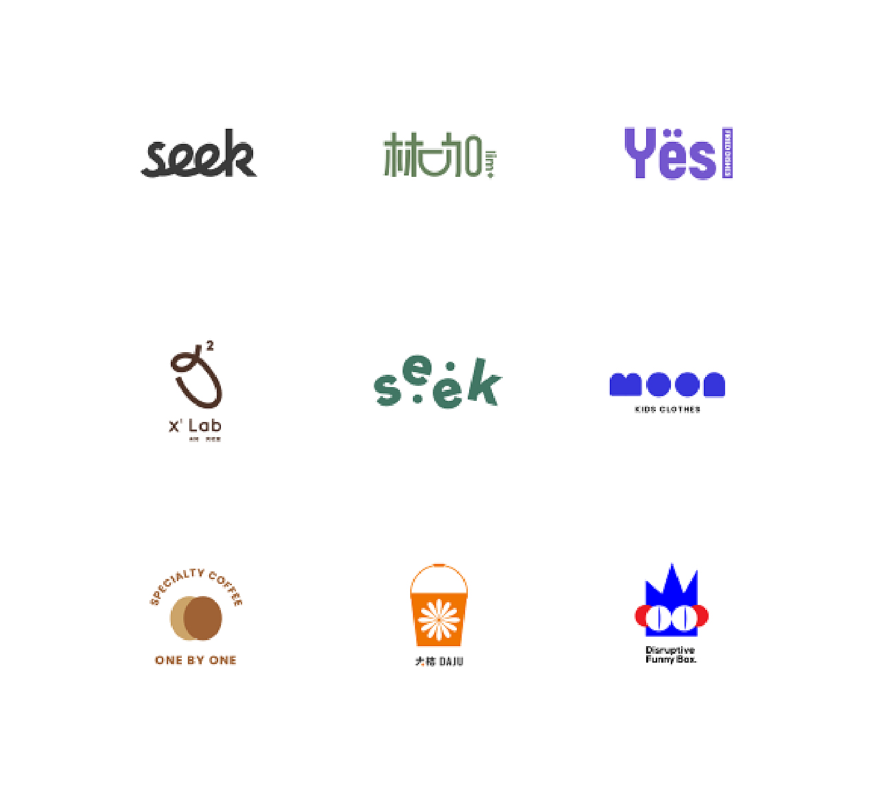 极简符号类logo合集 L 艾伦家原创设计艾伦家设计 站酷zcool
