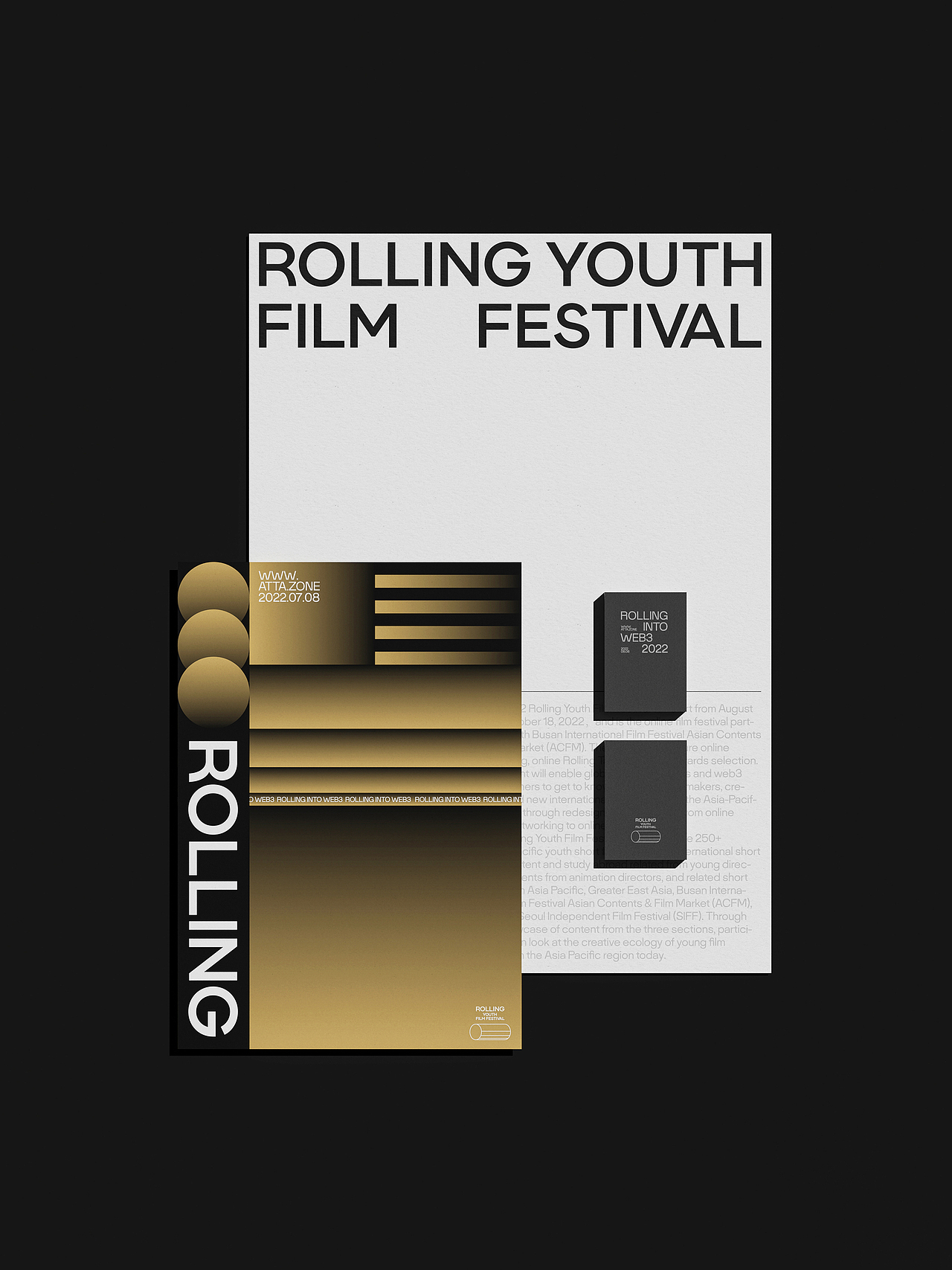 ROLLING青年电影节｜电影节品牌VI视觉设计 橙社ODL_橙社ODL-站酷ZCOOL