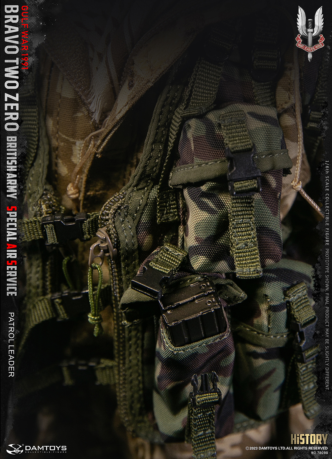 “代号B 2 0”英国陆军特种空勤团(SAS)巡逻侦察队队长_DAMTOYS-站酷ZCOOL