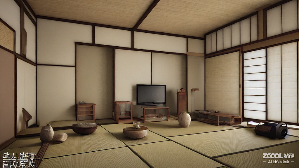 日式客厅_金色麦浪000-站酷ZCOOL