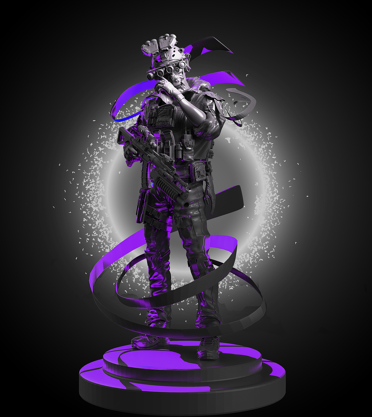 GHOST-幽灵 使命召唤：现代战争2 FAN ART_阿鑫大魔王111-站酷ZCOOL