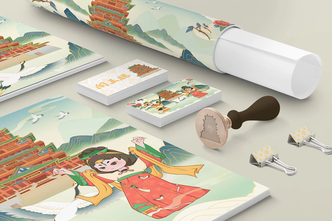 三小项目-滕王阁ip文创设计_Yim__-站酷ZCOOL