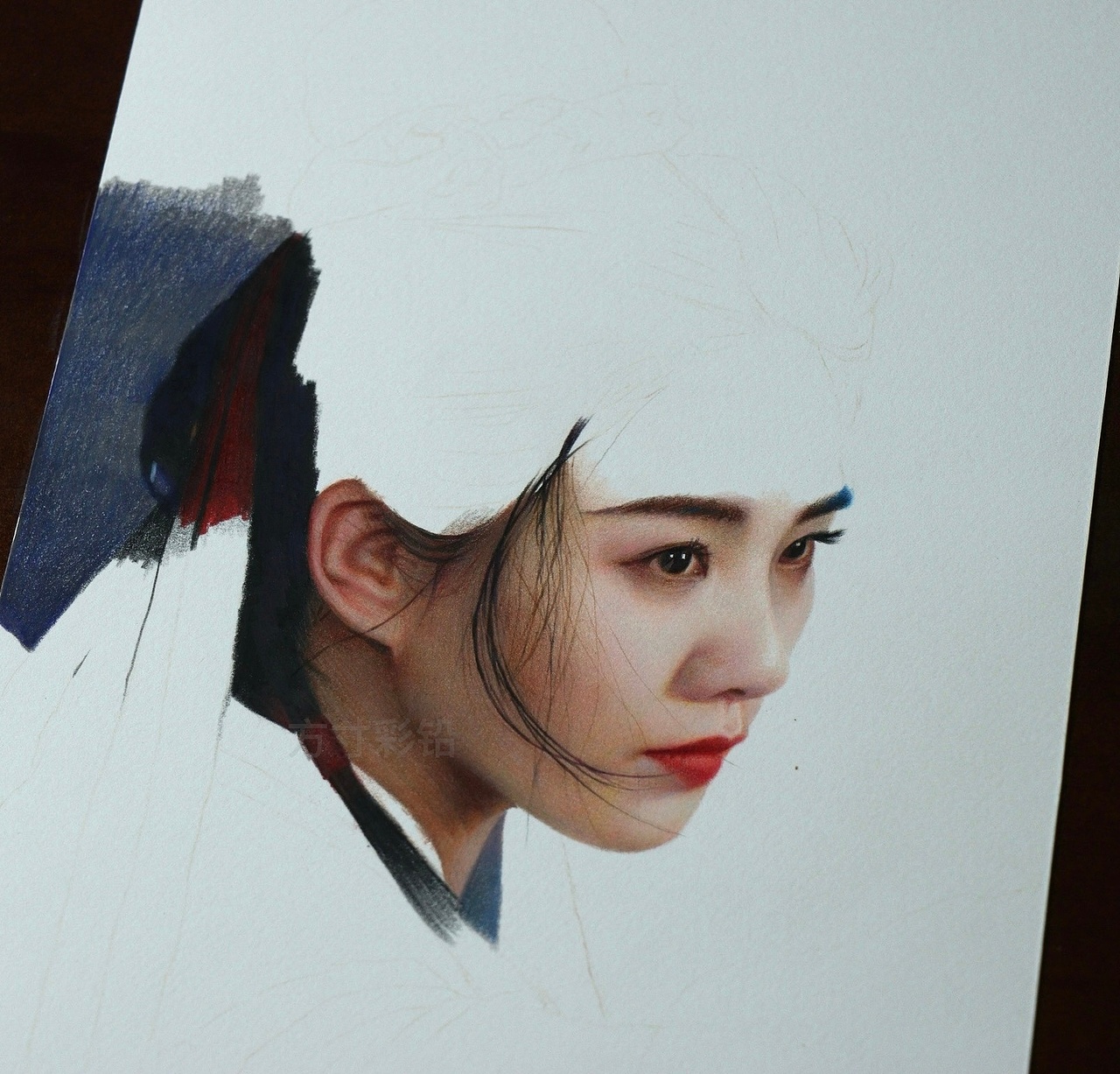 彩铅作品-任如意/刘诗诗_方寸Lei-站酷ZCOOL