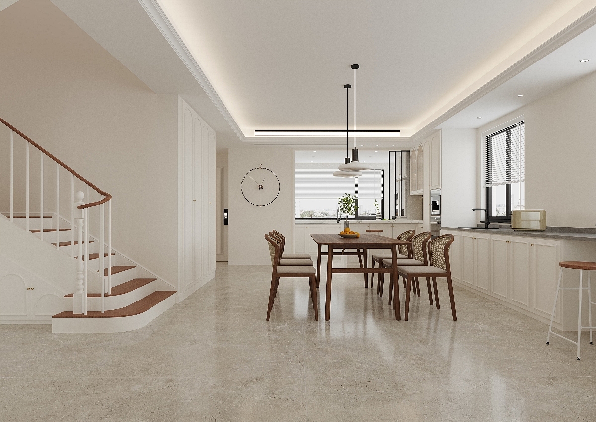 轻法原木奶油风效果图表现_效果图施工图小倩-站酷ZCOOL