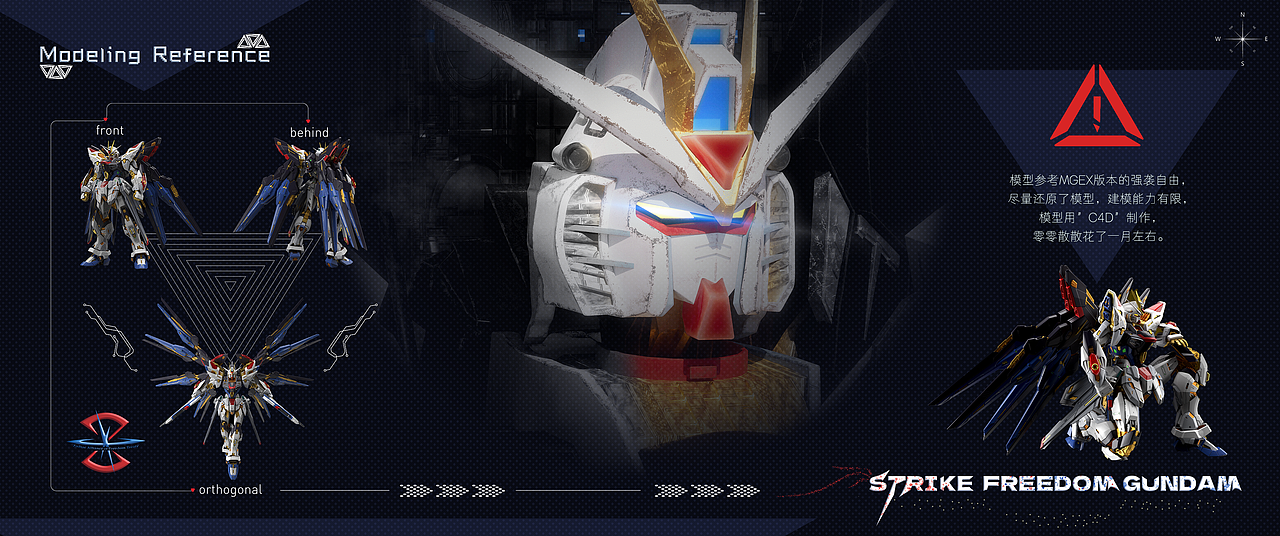 STRIKE FREEDOM GUNDAM-MGEX_CCAN827-站酷ZCOOL