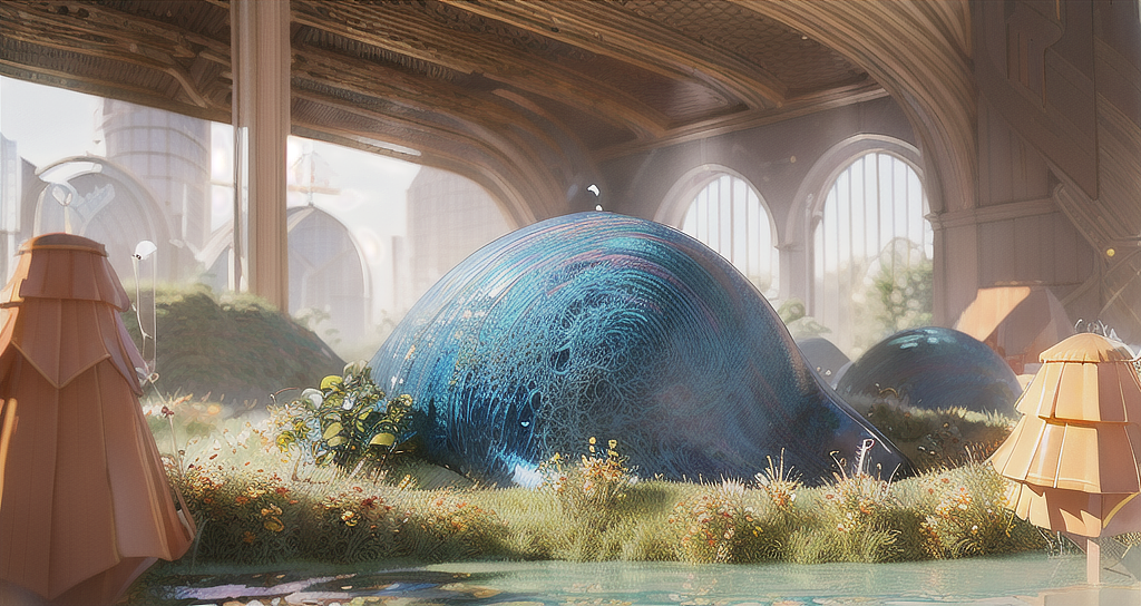 电商主视觉UE5大场景 | AIGC干货_狮子白-站酷ZCOOL