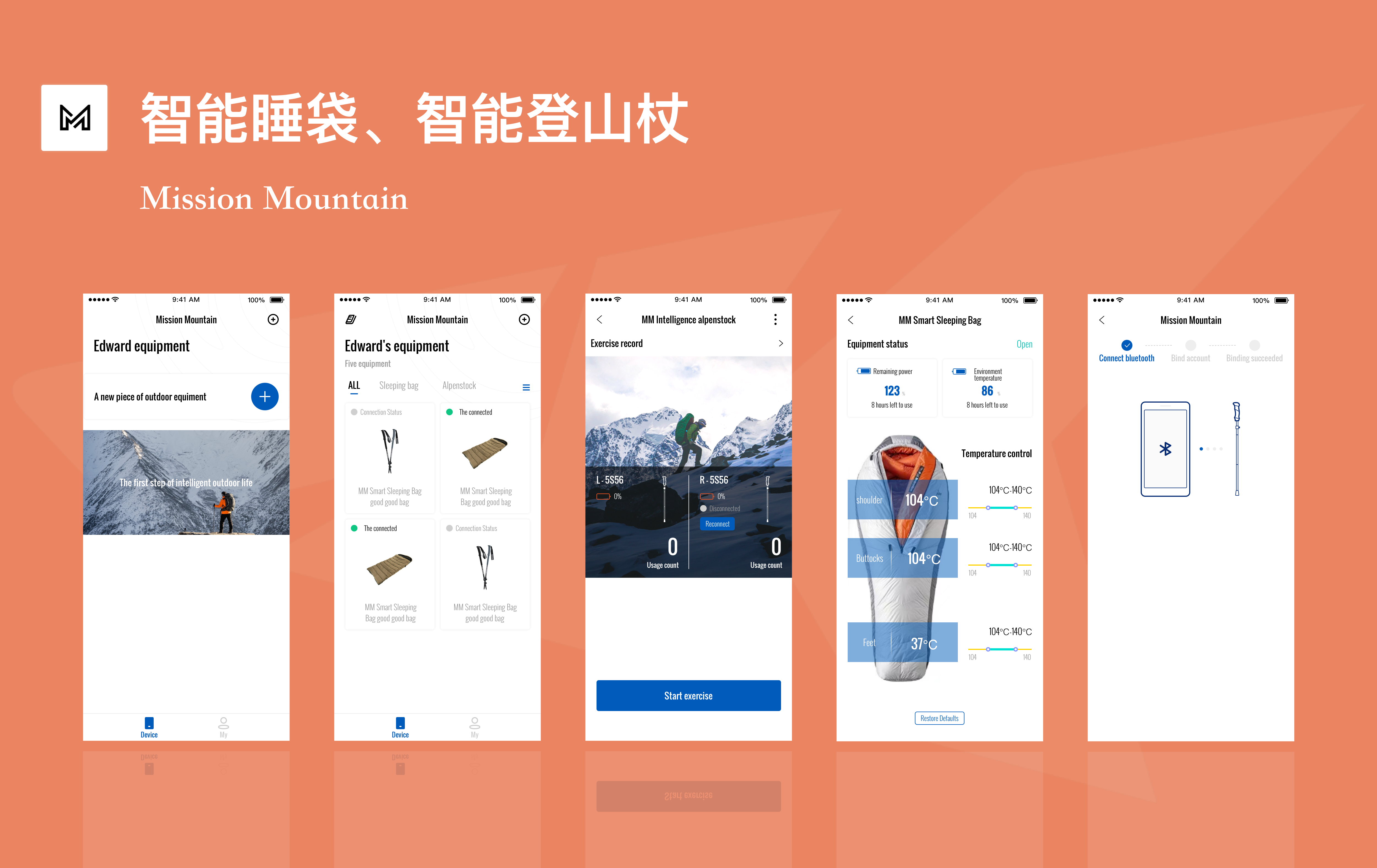 Mission Mountain 海外版 睡袋登山杖_设计深耕-站酷ZCOOL