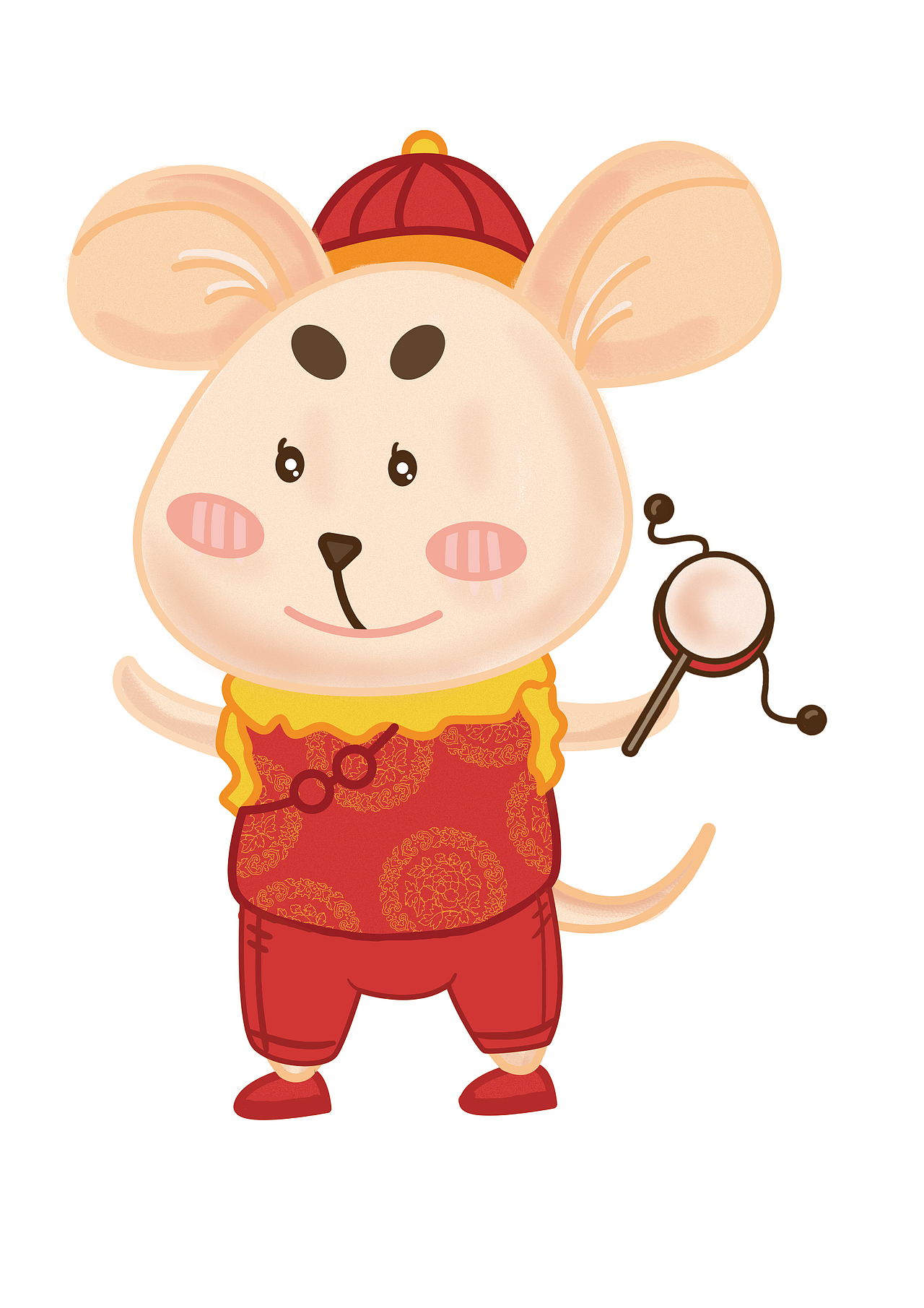 【北京皮影】2019子鼠年——小老鼠亲子DIY皮影造型_学广告的小学生-站酷ZCOOL