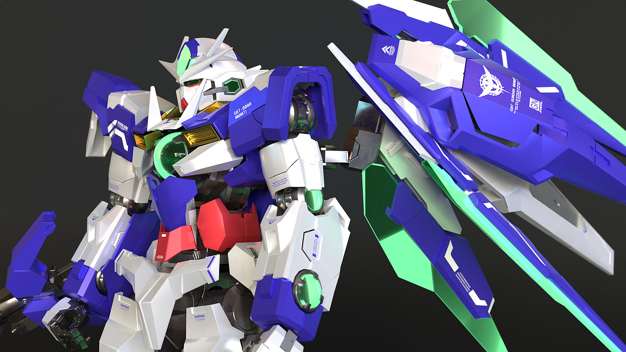 高达00q mb样式 建模渲染 |3D|Animation/Film|kchenyihui_Original作品-站酷ZCOOL