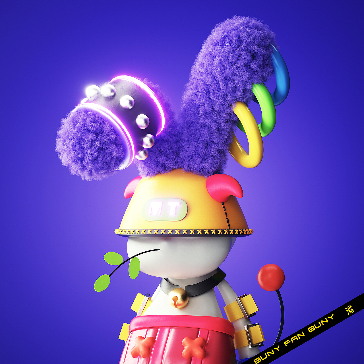 《BUNY FAN BUNY》兔迷兔3D头像【希腊神话系列】_某童鞋-站酷ZCOOL