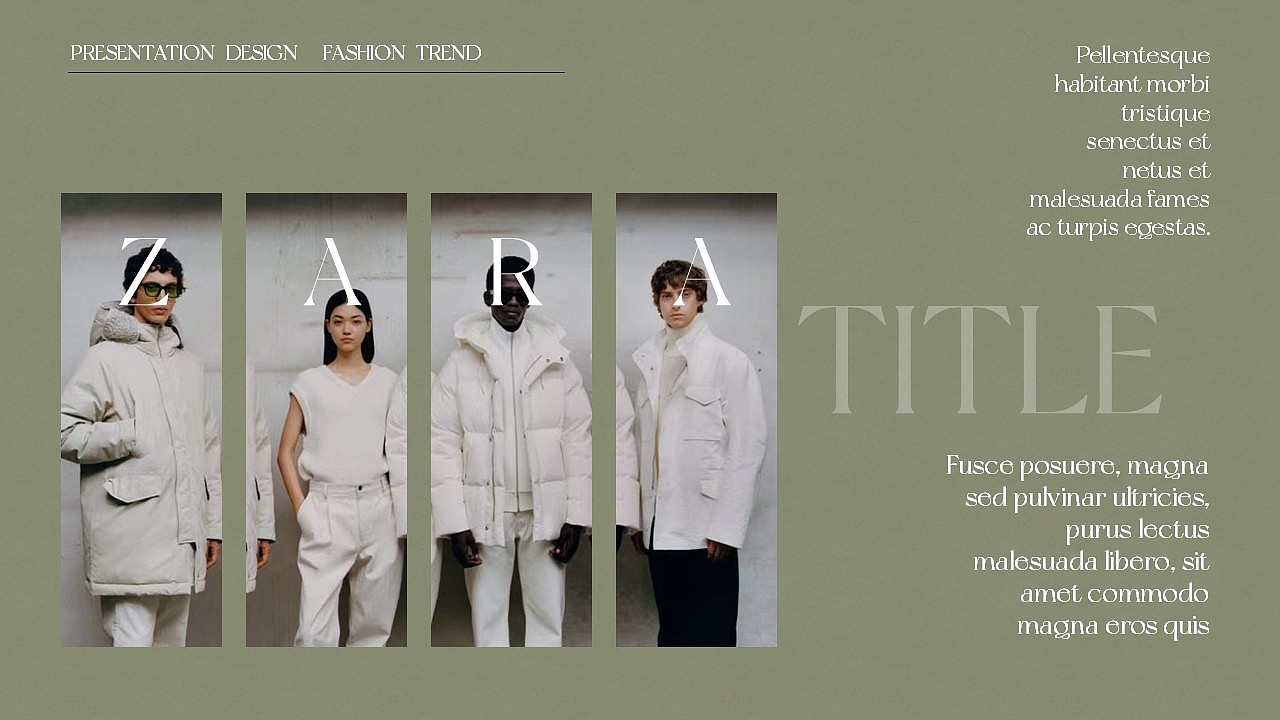 ZARA主题PPT模板 _三九伊-站酷ZCOOL