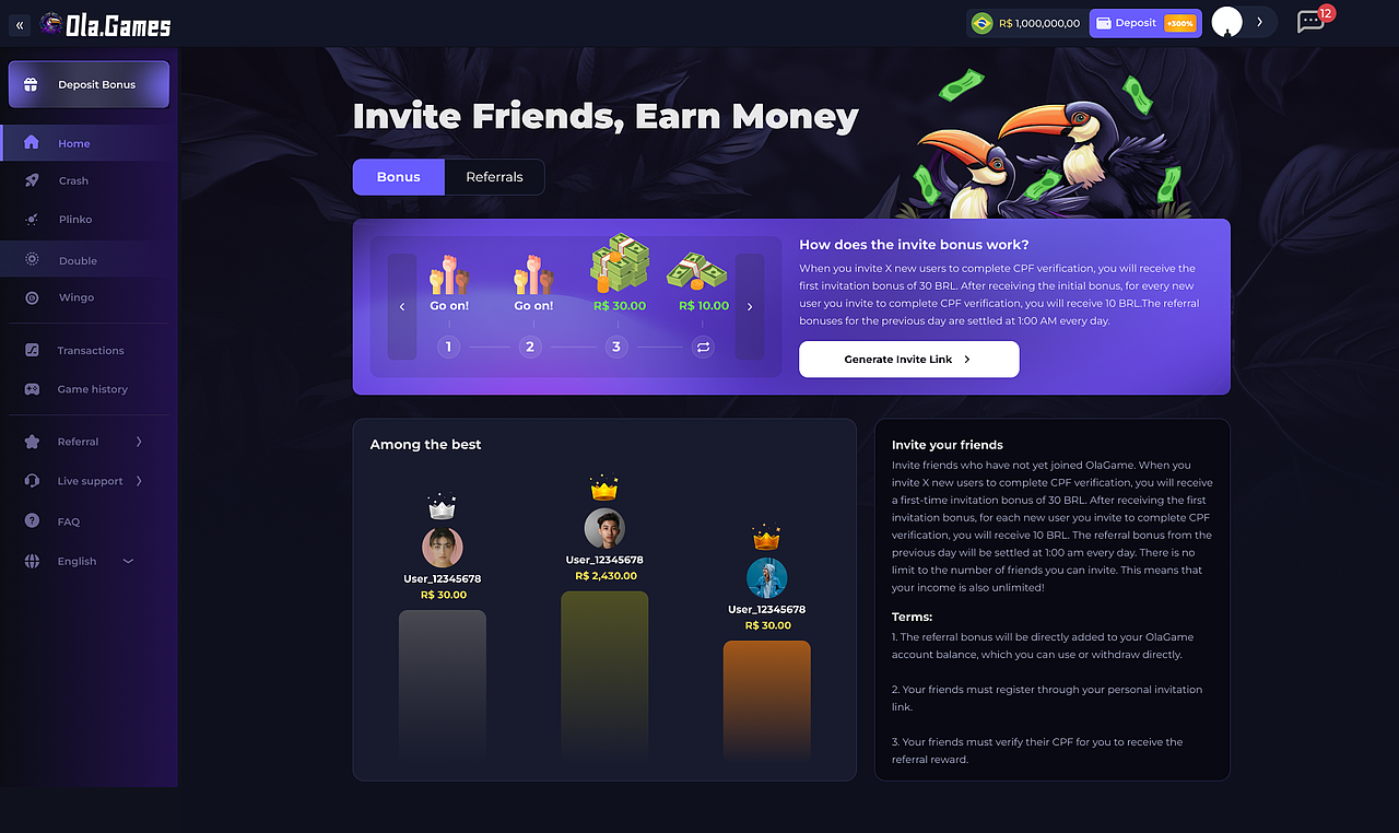 ola game web_Nightfish-站酷ZCOOL