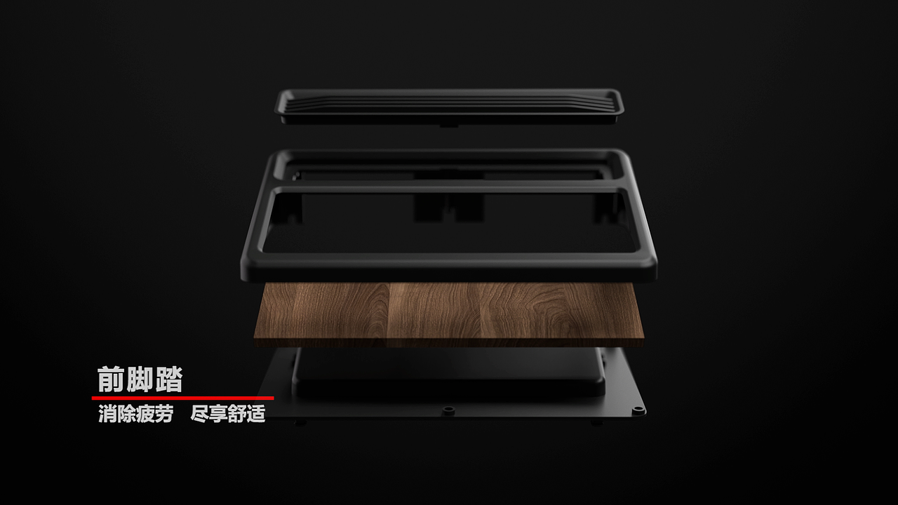 赛那原厂胡桃木地板，诠释美好生活，创造移动的 家_Linyong3d-站酷ZCOOL