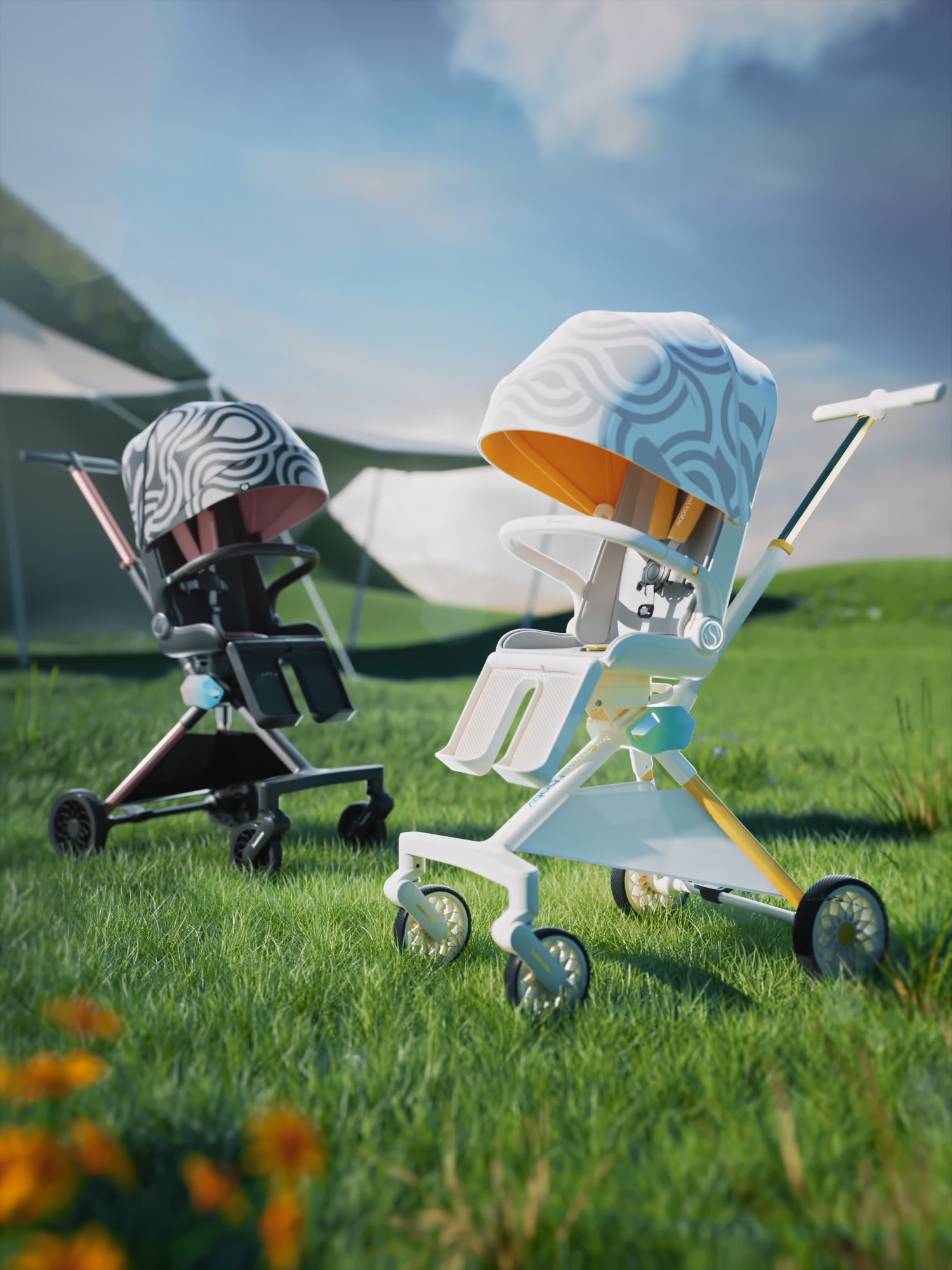 Sweetbaby 婴儿推车产品视频_家熙-站酷ZCOOL