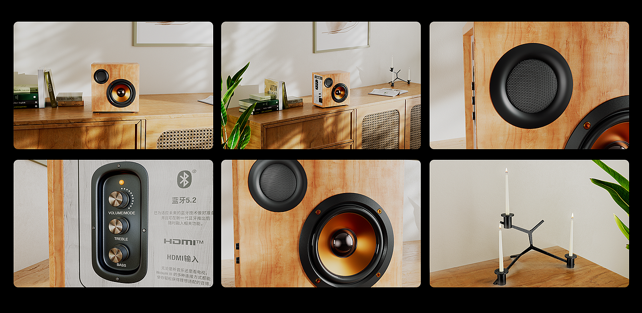 JN MINI音箱渲染_普拉提斯-站酷ZCOOL