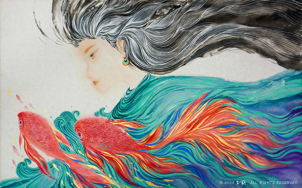 丹鱼_如斯_Daisy-站酷ZCOOL