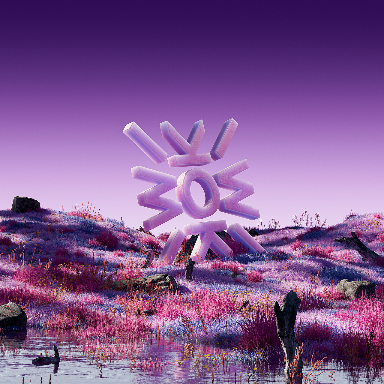 Land of Illusion | 幻境之地 (WIKO monogram)_齐全_LarryQ-站酷ZCOOL