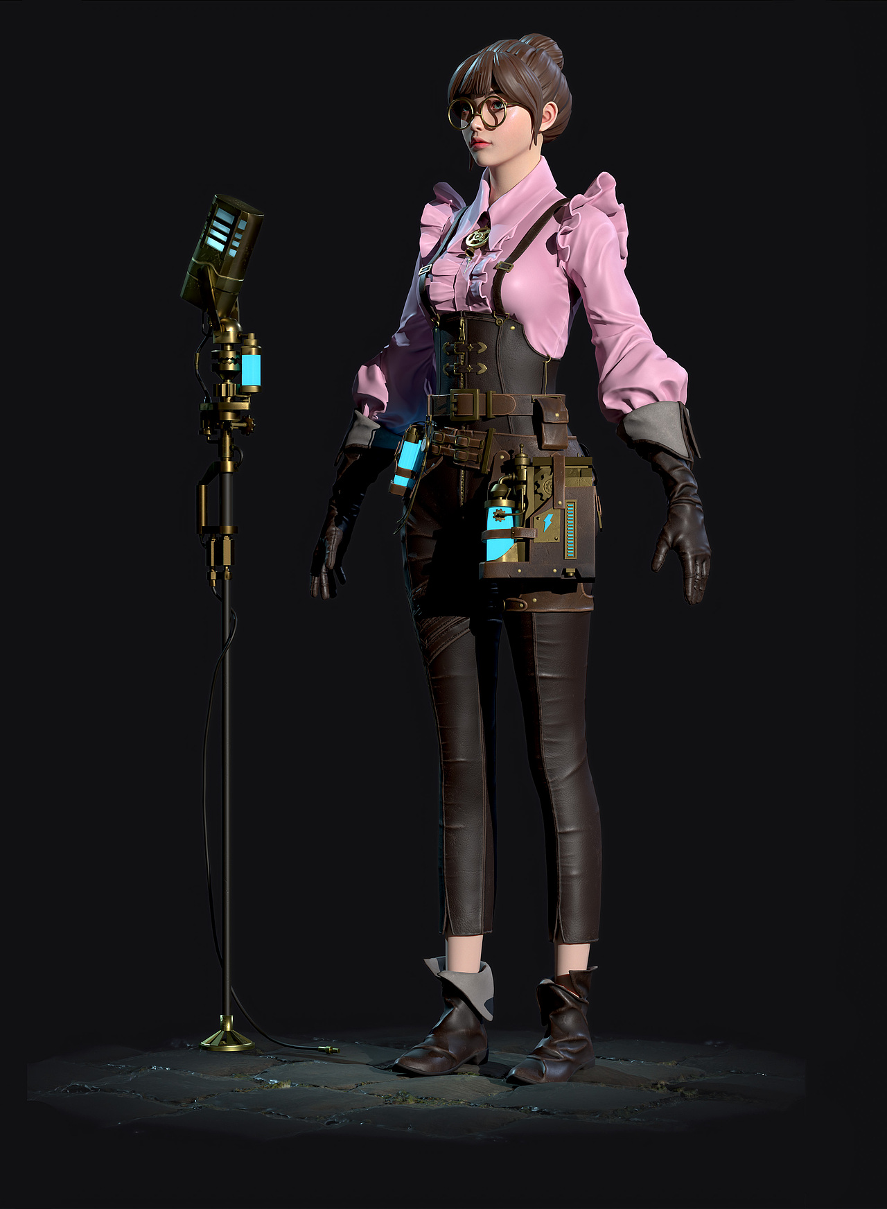 CG角色·歌唱者_8D森塞-站酷ZCOOL