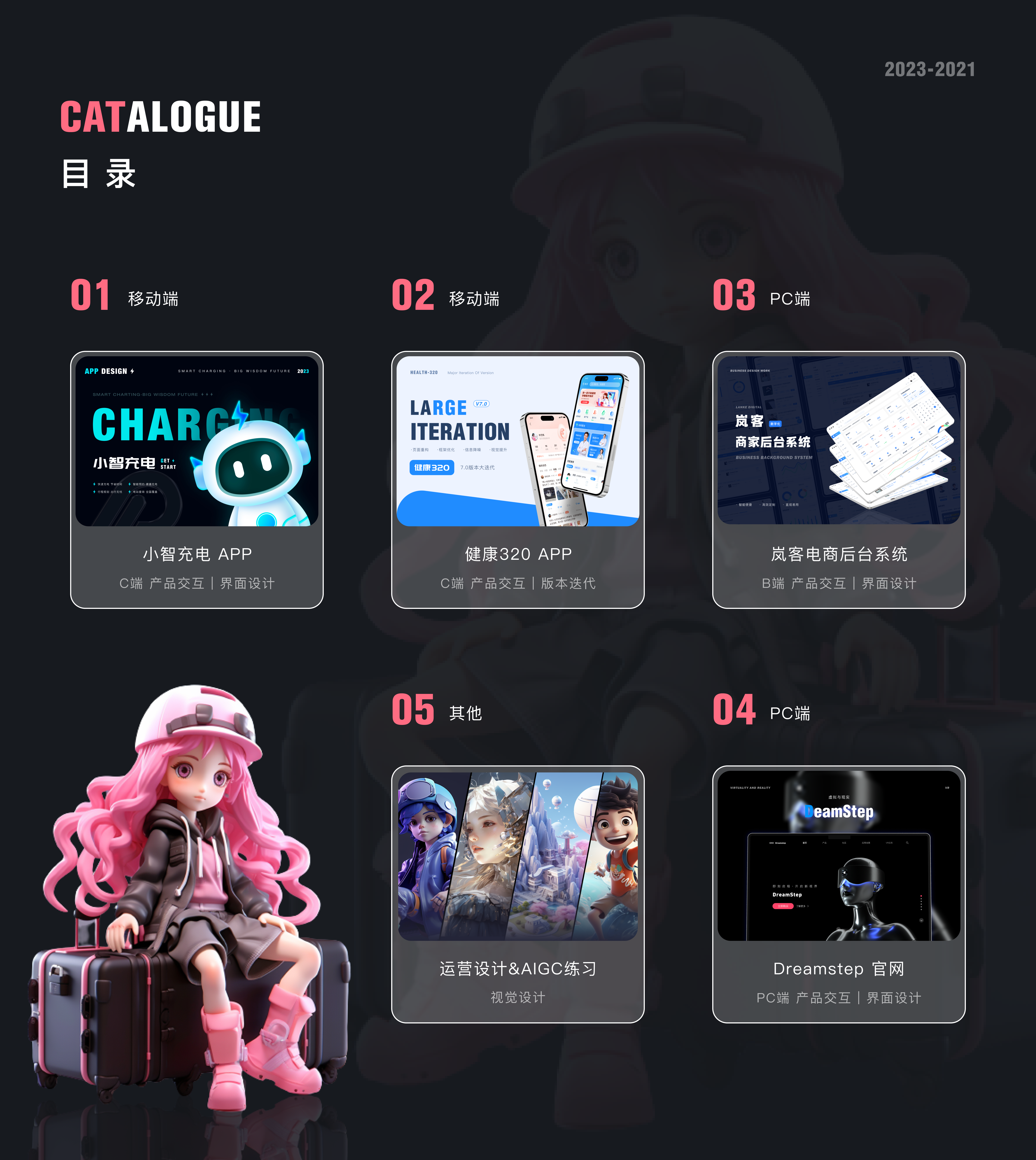 2023-2021 UI作品集 界面设计 | IP设计 | AIGC练习_羊驼__YT-站酷ZCOOL