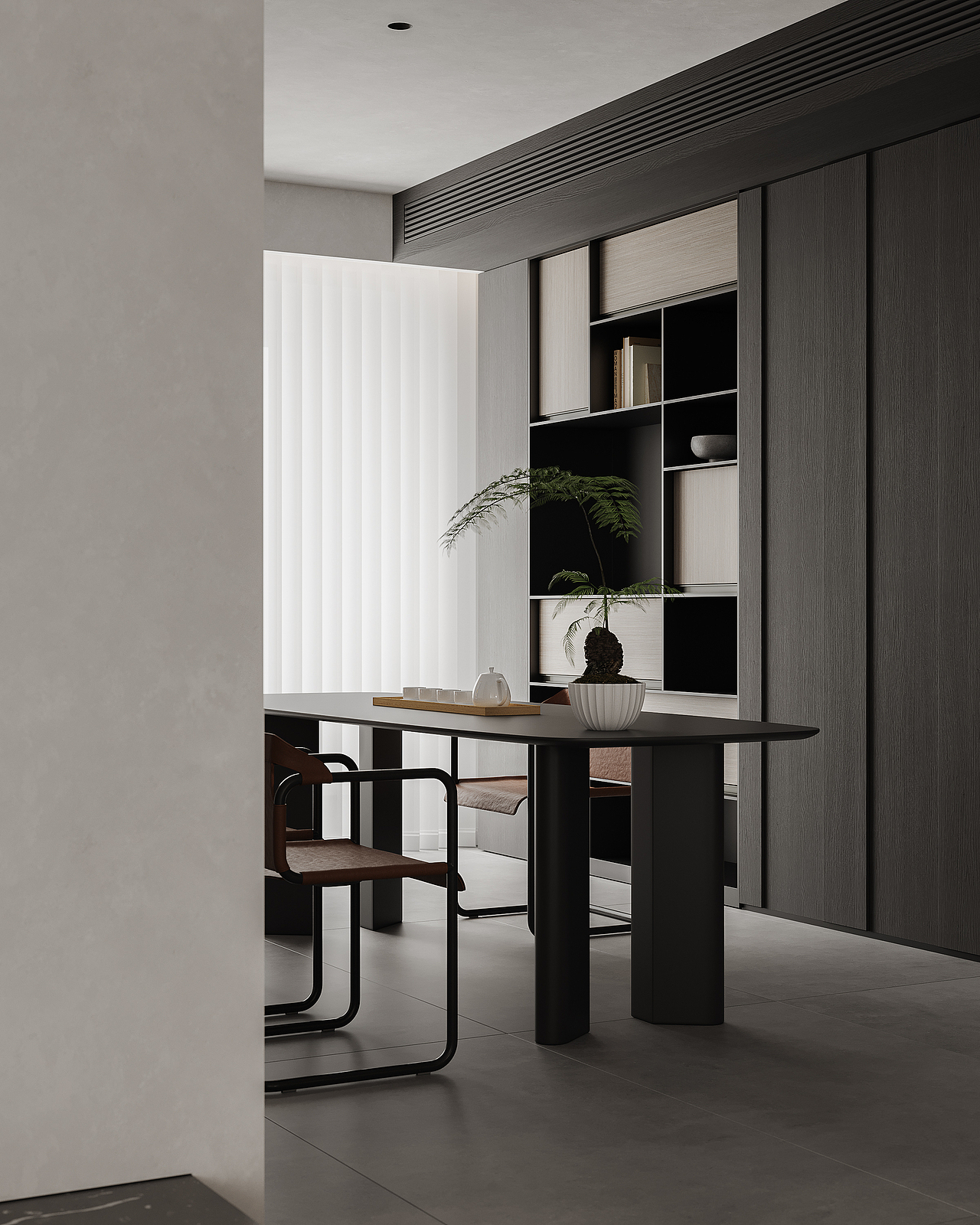 INITIAL-STUDIO 现代极简家装表现_磊总-站酷ZCOOL