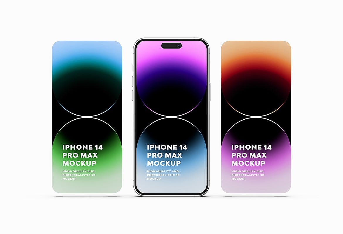 苹果手机iPhone 14 Pro Max展示样机(PSD) yj1108_设计石代-站酷ZCOOL