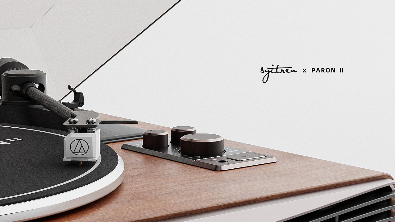 Syitren赛塔林 PARON Ⅱ 黑胶唱片机渲染_佬冬瓜-站酷ZCOOL