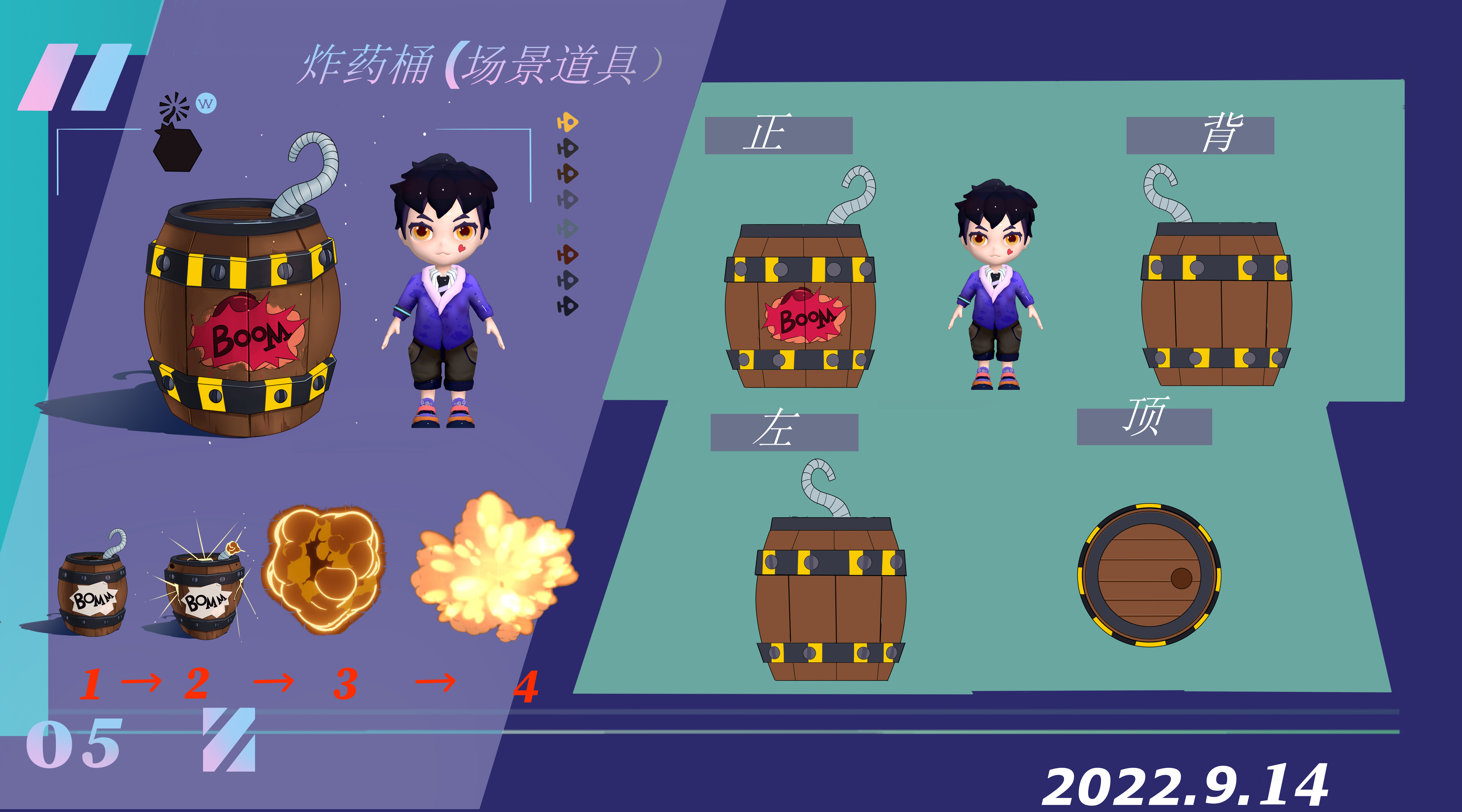 道具设计-炸药桶_wocoy-站酷ZCOOL