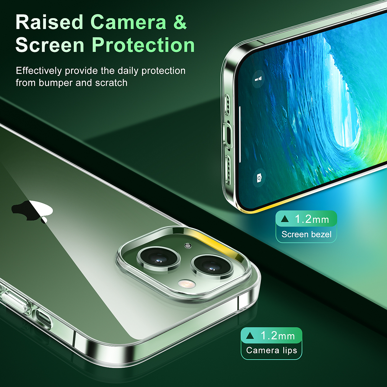 亚马逊 - iPhone13 透明手机壳 主图_TvemiD9-站酷ZCOOL