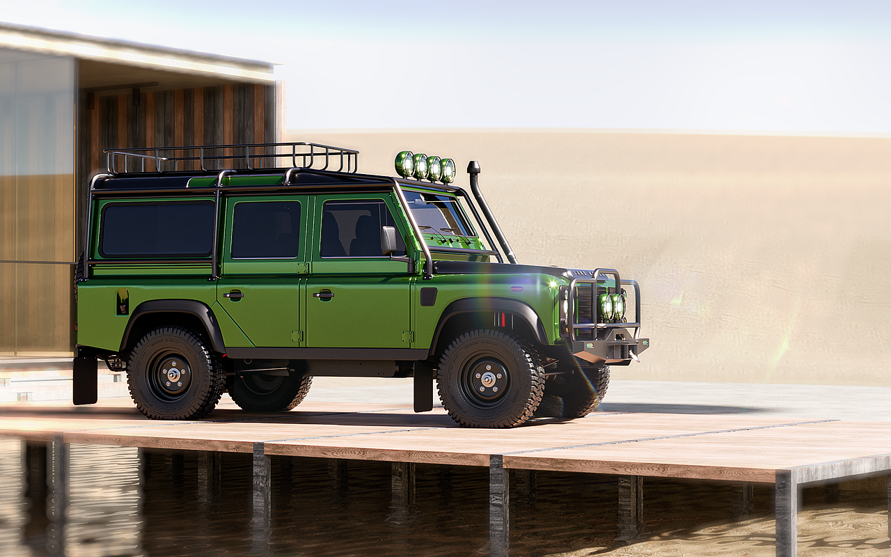 【Merry Christmas】Land Rover Defender Expedition_董東東-站酷ZCOOL