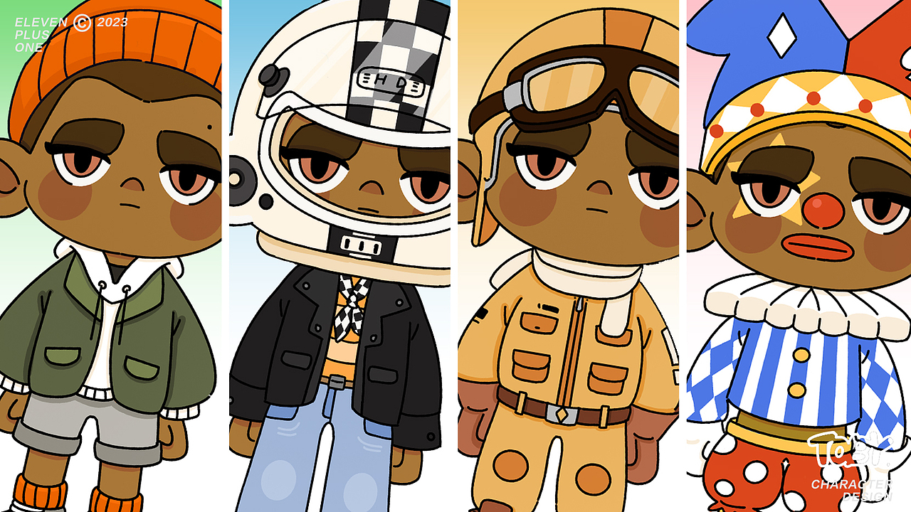 TOBY | 个人潮玩系列角色设计_EV_十一-站酷ZCOOL