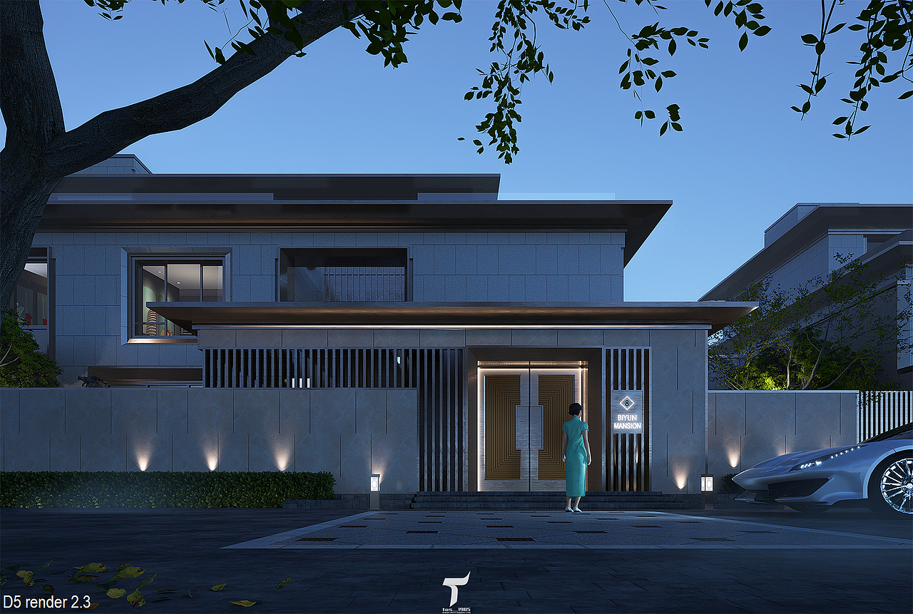 D5渲染器近期室外建筑表现图_tas_1985-站酷ZCOOL