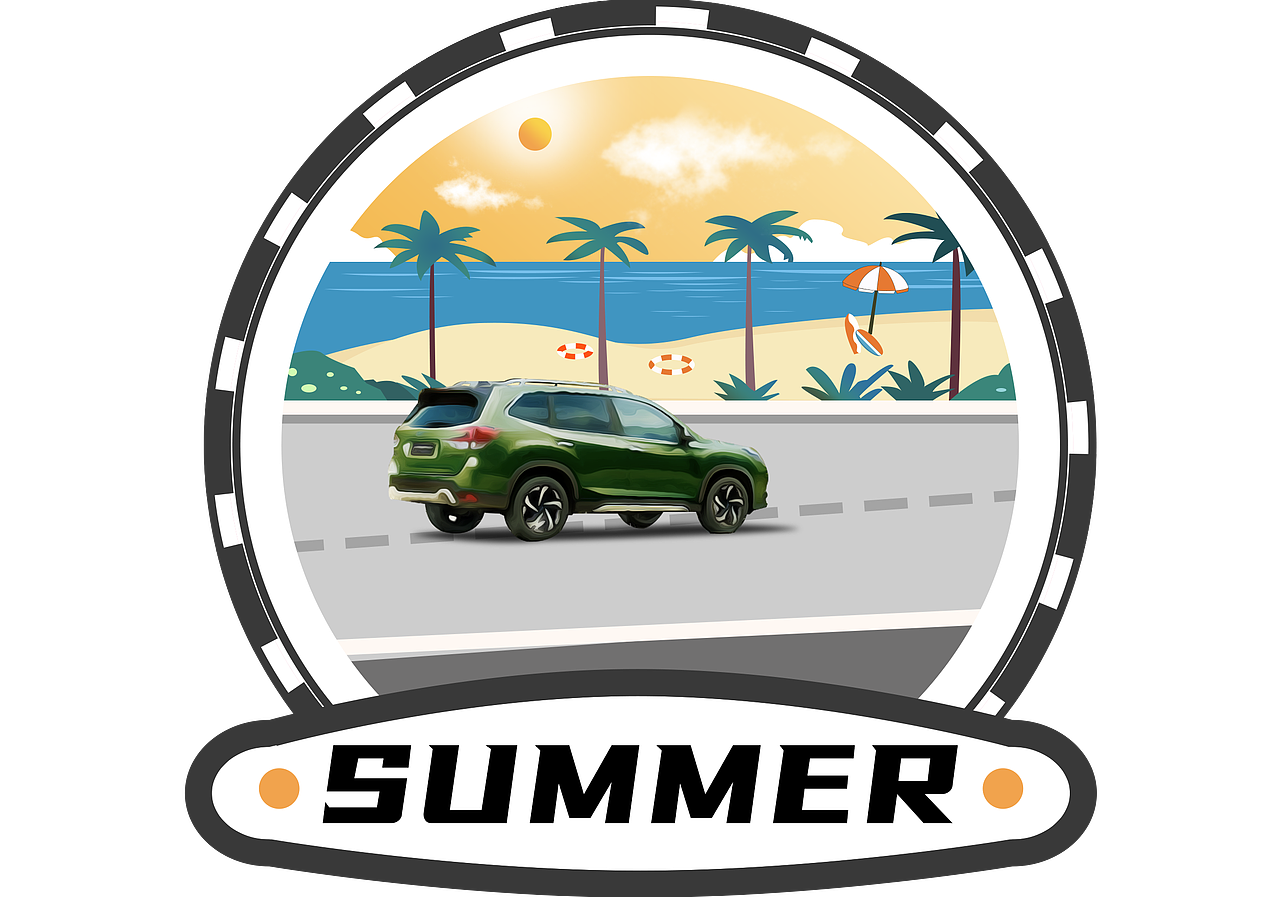 斯巴鲁，春夏秋冬四季主题 贴纸_人生的真谛lpy-站酷ZCOOL