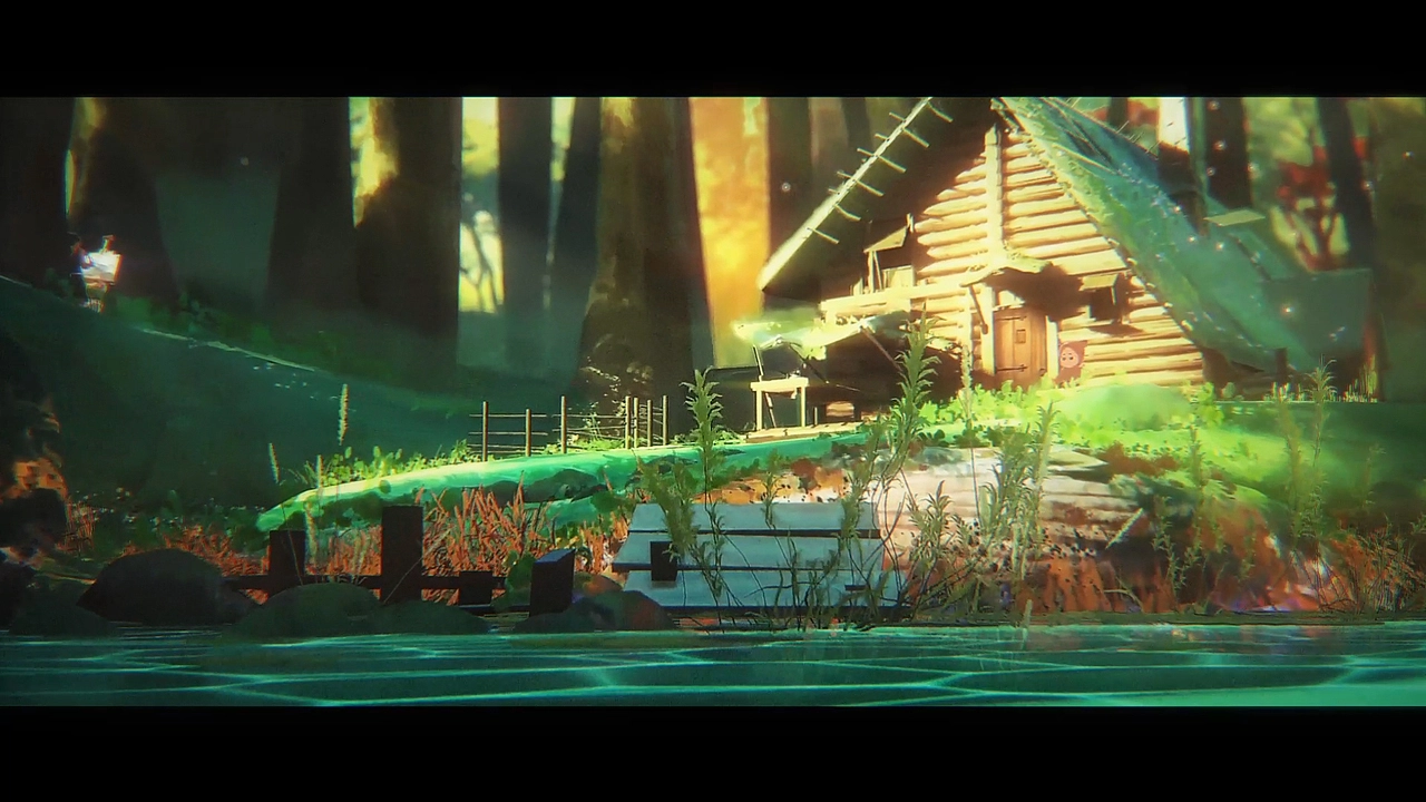 《吉卜力风格场景》三渲二 npr渲染_茶几的账号-站酷ZCOOL