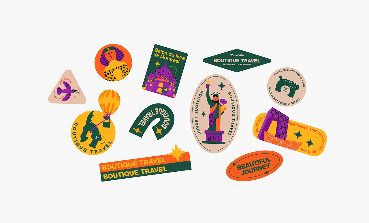 YOYO TRAVEL | 品牌设计_海苔Haitai_r-站酷ZCOOL