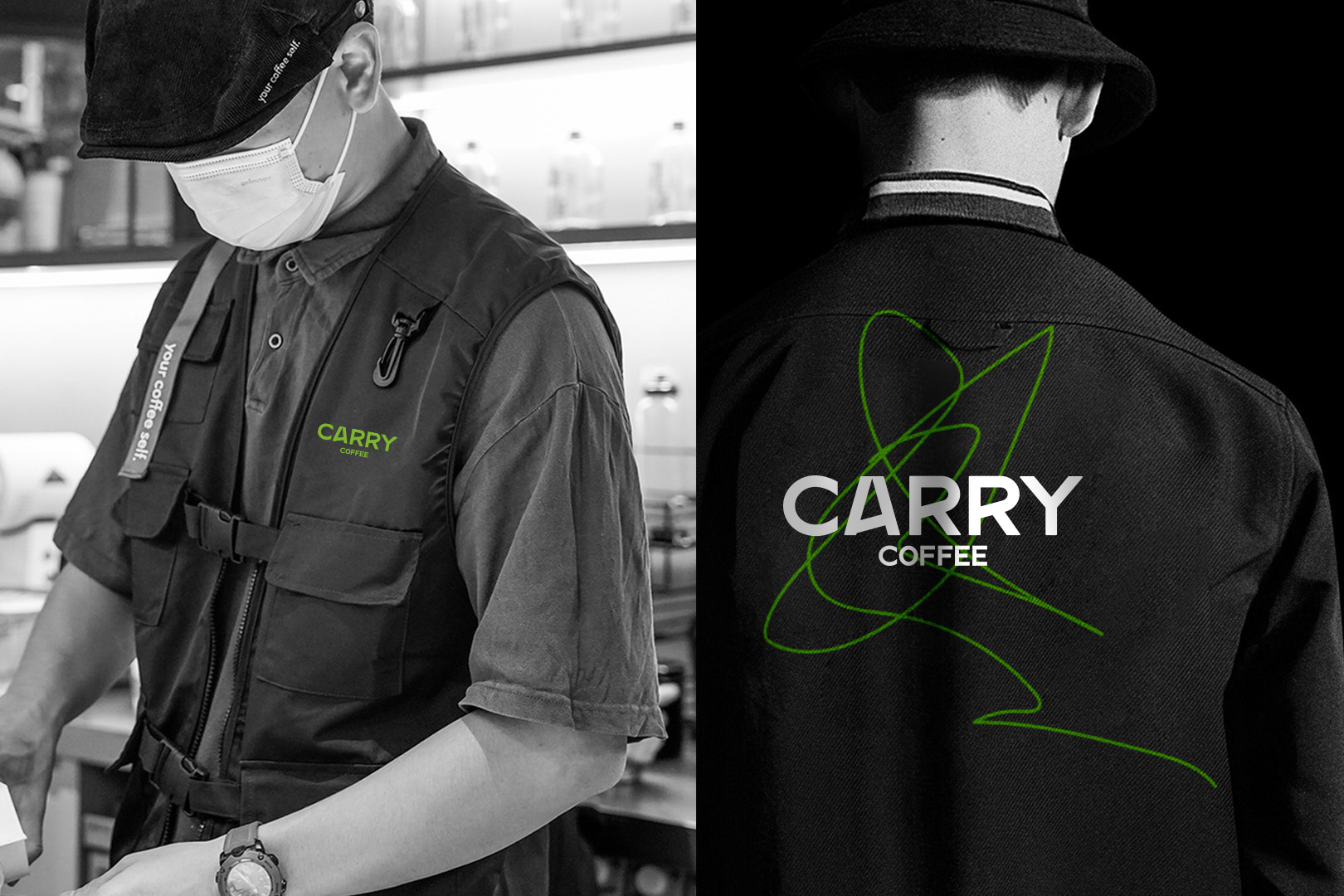 轻咖啡品牌设计 | 咖里轻享，年轻自有我carry_记号猫品牌咨询-站酷ZCOOL